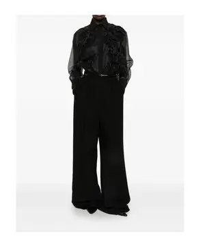 Antonelli Firenze Feather-trimmed Shirt