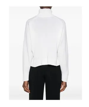 Antonelli Firenze Ribbed Knit Sweater - White