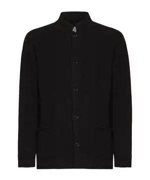 ROBERTO COLLINA Button-up Stand-collar Casual Jacket - No