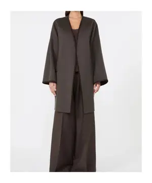 Max Mara Flipper Cape-style Coat - Mud
