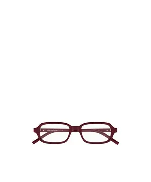 Saint Laurent Rectangle-frame Glasses - Red