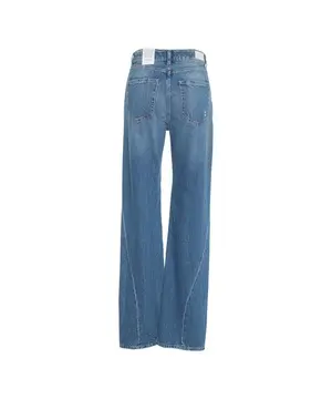 ICON DENIM LOS ANGELES Denim Trousers With Belt Loops