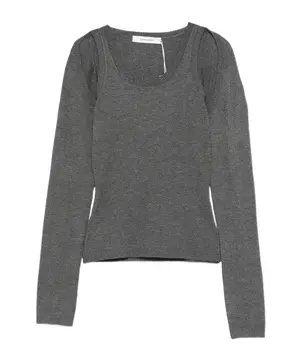 Gimaguas Long-sleeve Knit Top - Grey
