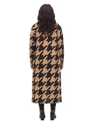 24SEVEN COMFORT APPAREL Essential Curvy Open Front Soft Stretch Long Cardigan