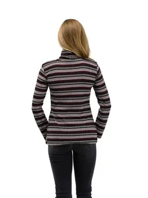 24SEVEN COMFORT APPAREL Essential Turtle Neck Long Sleeve Top