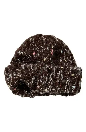 Free People Speckled Beanie & Mittens Set
