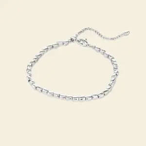 LAGOMIST Coffee Bean Bracelet - Silver