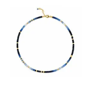 LALINDE Sapphire Shaded Necklace - Blue