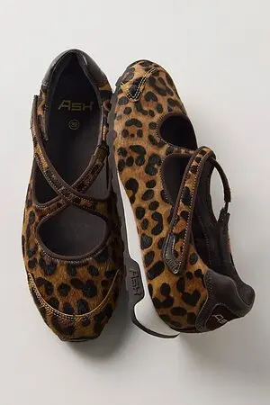 Ash Kore Animal-print Mary Jane Sneakers - Leopard