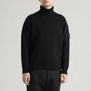 Stone Island Ghost Plush Stitch Winter Turtleneck Jumper