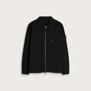 Stone Island Rinsed Denim Overshirt - Nero