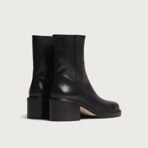 AeydĒ Teddy Block Heel Boots