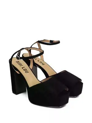 BIBI LOU Omen Platform Block-heel Sandals - Black