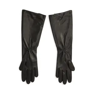 Ralph Lauren Buttoned-placket Sheepskin Gloves