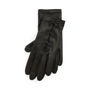 Ralph Lauren Lace-up Sheepskin Gloves