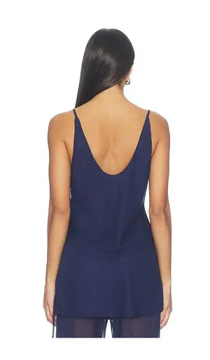 MADISON THE LABEL X Anastasia Tank - Navy