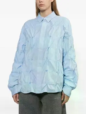 ADER ERROR Smocked Jacquard Shirt