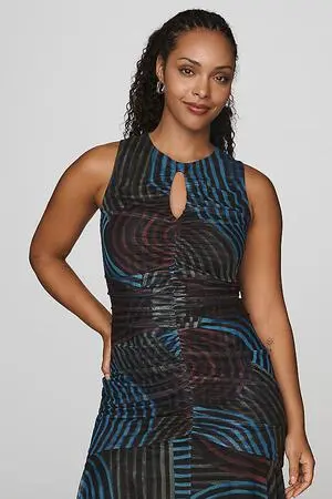 HUTCH Julia Brushstroke Maxi Dress