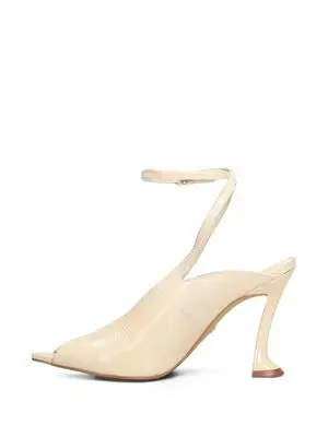 ANDREA CARRANO Silhoutte Peep-toe Sandals