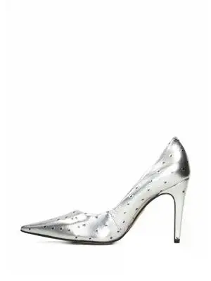 ANDREA CARRANO Gio Perforated Pointed-toe Heeled Pumps