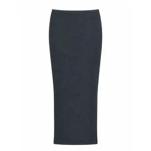 RAVE ON TREND Ribbed Skirt Leggings - Grey