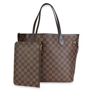 LOUIS VUITTON Damier Ebene Canvas Neverfull Mm - Brown