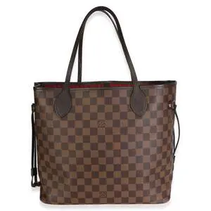 LOUIS VUITTON Damier Ebene Canvas Neverfull Mm - Brown