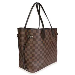 LOUIS VUITTON Damier Ebene Canvas Neverfull Mm - Brown