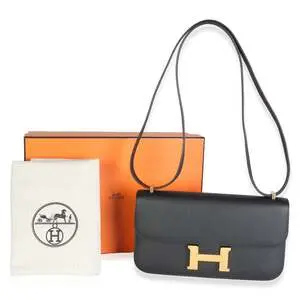 Hermès Epsom Constance 1-elan Ghw - Black