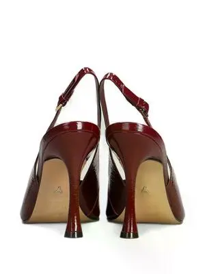 ANDREA CARRANO Patent-finish Slingback Pumps