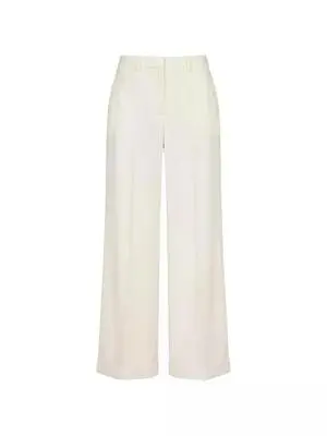 Fabiana Filippi Pressed-crease Turn-up Trousers - Neutrals