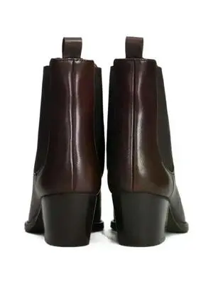 JULIE DEE Elasticated-panel Chelsea Ankle Boots