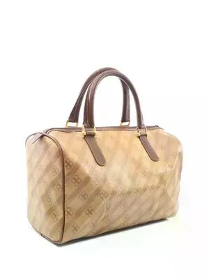 Balenciaga 20th Century Bb Monogram Coated Canvas Boston Bag