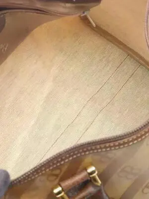 Balenciaga 20th Century Bb Monogram Coated Canvas Boston Bag
