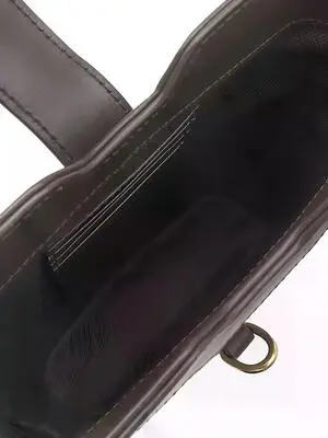 Gucci 2016-2026 Mini Gg Canvas Web Bucket Bag