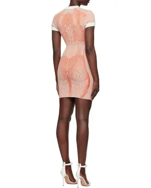 JEAN PAUL GAULTIER The Morphing Pinstripes Dress