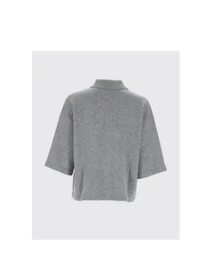 FRAME Cropped Cashmere Polo Top