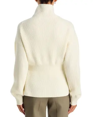 Theory Wool & Cashmere Cinch Waist Sweater
