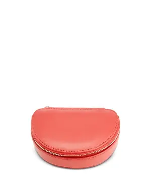 ROYCE NEW YORK Leather Travel Jewelry Case
