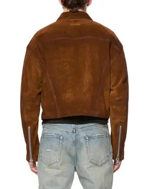 PURPLE BRAND Suede Carpenter Jacket