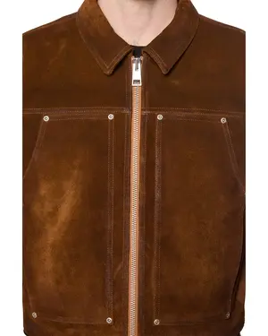 PURPLE BRAND Suede Carpenter Jacket