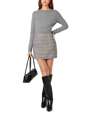 French Connection Leonie Tartan Mini Skirt