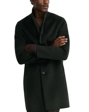 REISS Knight Wool Blend Double Face Epsom Coat