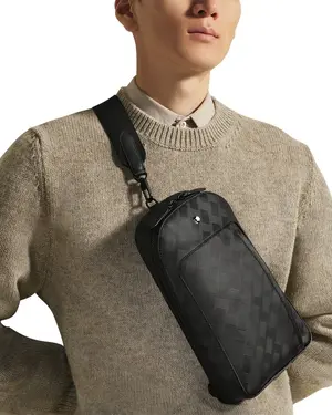 Montblanc Companion Medium Extreme Leather On Body Bag