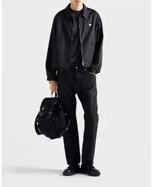 Prada Re-nylon And Leather Backpack