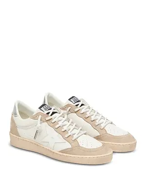 GOLDEN GOOSE Ballstar Suede Low Top Sneakers