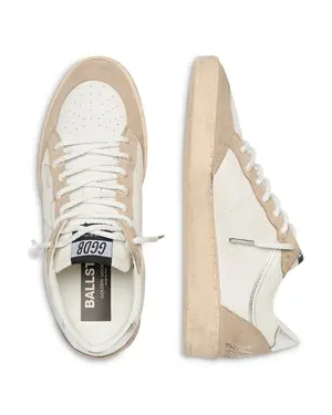 GOLDEN GOOSE Ballstar Suede Low Top Sneakers