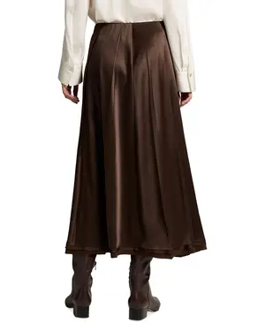 Vince Creased Pleated Skirt
