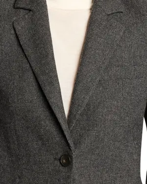 Vince Printed Cropped Blazer