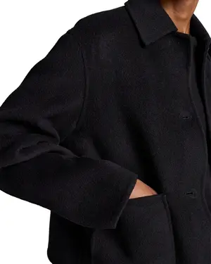 Vince Cash Wool & Cashmere Blend Button Front Jacket